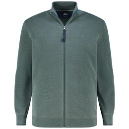 Herren Gro&szlig;e Gr&ouml;&szlig;en | Lerros Strickjacke in Reiskorn-Struktur Farbe dunkelgr&uuml;n Gr&ouml;&szlig;e: 5XL