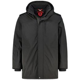 Herren Gro&szlig;e Gr&ouml;&szlig;en | Wellensteyn Wattierter Parka "Traveller", wind- und wasserdicht Farbe schwarz Gr&ouml;&szlig;e: 5XL