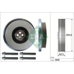 SCHAEFFLER INA Riemenscheibe, Kurbelwelle 544060620 f&uuml;r Mercedes