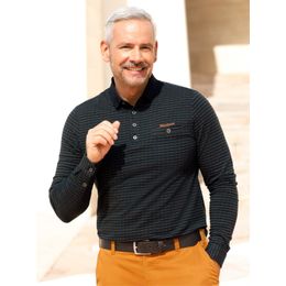 Marco Donati Langarm-Poloshirt