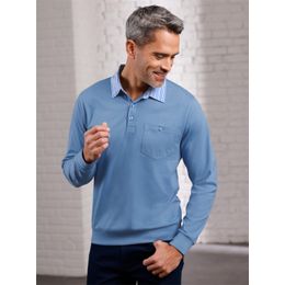 Langarm-Poloshirt