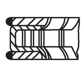 Mahle Kolbenringsatz 013rs101180n2
