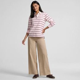 LANDS' END Weite Chinos High Waist aus Lyocell-Mix f&uuml;r Damen in Petite-Gr&ouml;&szlig;e, Damen, size: petite, Braun, Baumwolle/Baumwoll-Mischung, by Lands' End