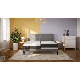 Komfortschaummatratze EMMA, B:90cm H:25cm L:200cm, transparent, Bezug: 100% Polyester, Matratzen, "Testsieger EMMA Original Classic Flip", Stiftung
