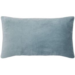 Dekokissen Pad, B:25cm L:50cm, blau, Polyester, Dekokissen_Sitzkissen_Kissenh&uuml;llen, "Elegance", Design als Basic, aus Samt, elegante Optik, in