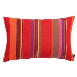 HOCK Dekokissen H.O.C.K., B:40cm L:60cm, rot, Polyacryl, Dekokissen_Sitzkissen_Kissenh&uuml;llen, "Yucatan", im Streifen-Design, Kissenh&uuml;lle mit F&uuml;llung, 1