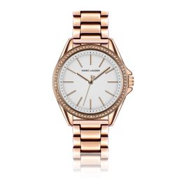 MARC LAUDER Damen Quarzuhr "MB8-B068R", rosa, Armbanduhren