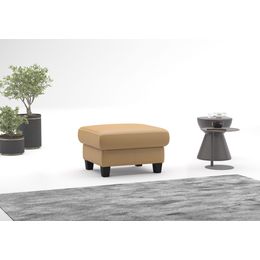 Polsterhocker OTTO HOME, B:77cm H:49cm T:67cm, beige, Hocker, "Varese", Kreuznaht in beige