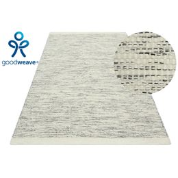 Teppich OTTO HOME, B:200cm H:6mm L:300cmcreme, schwa, Baumwolle, Kunstfaser, Wolle, Wohnzimmer, Teppiche, "Lirra, mit hohem Wollanteil,
