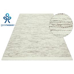 Teppich OTTO HOME, B:300cm H:6mm L:400cmcreme, beige, Baumwolle, Kunstfaser, Wolle, Wohnzimmer, Teppiche, "Lirra, mit hohem Wollanteil,