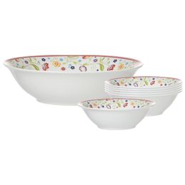 Ritzenhoff & Breker Schale "Salatschalen Set Shanti bunt", &Oslash; 0,01cm, bunt, RITZENHOFF & BREKER, Sch&uuml;sseln, Sp&uuml;lmaschinengeeignet
