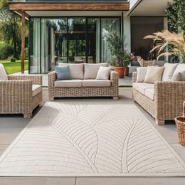 Outdoorteppich, B:140cm H:8mm L:200cm, wei&szlig;, AYYILDIZ TEPPICHE, Polypropylen (PP), Teppiche, "NOVA 1203 , auch als L&auml;ufer und Rund", Material aus