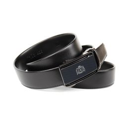 Anthoni Crown Herren Lederg&uuml;rtel, schwarz, Gr. 90, Rindsleder, G&uuml;rtel
