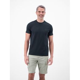 Lerros Herren T-Shirt "T-Shirt in Cool & Dry Qualit&auml;t", schwarz, Gr. XXXL, 75% Baumwolle, 25% Polyester, Shirts, Feuchtigkeitsregulierend, hoher