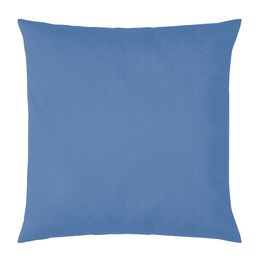 Dekokissen Pad, B:40cm L:40cm, blau, Baumwolle, Dekokissen_Sitzkissen_Kissenh&uuml;llen, "LEDA", 100% Baumwolle