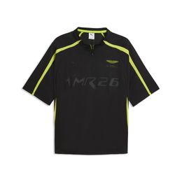 Puma Herren T-Shirt "Puma x ASTON MARTIN ARAMCO F1 TEAM Lifestyle Trikot Herren", schwarz, Gr. L, clean, Obermaterial: 100% Polyester. Einsatz: 100%