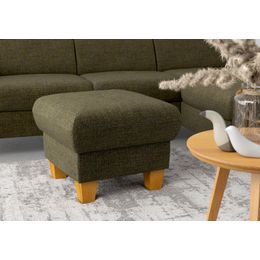 Polsterhocker OTTO HOME, B:61cm H:46cm T:61cm, gr&uuml;n, 100% Polyester, Hocker, "Lindgren", mit Stauraum