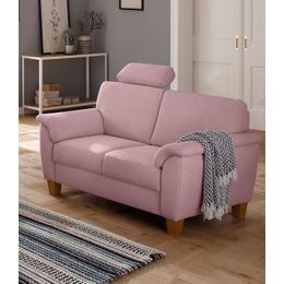 2-Sitzer OTTO HOME, B:156cm H:87cm T:88cm, rosa, Struktur ( 100% Polyester);Struktur fein ( 100% Polyester);Luxus-Microfaser ALTARA NUBUCK (100%