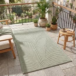 Outdoorteppich, B:80cm H:8mm L:150cm, gr&uuml;n, AYYILDIZ TEPPICHE, Polypropylen (PP), Teppiche, "NOVA 1203 , auch als L&auml;ufer und Rund", Material aus