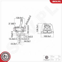 ESEN SKV Lagerung, Motor 75skv431 rechts f&uuml;r VAG