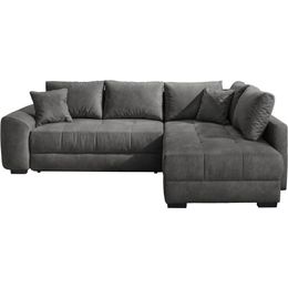 Jockenh&ouml;fer Ecksofa, B:270cm T:193cmdunkelgrau 415, 09, JOCKENH&Ouml;FER GRUPPE, Korpus: 100% Polyester;Kissen: 100% Polyester, Wohnzimmer, Sofas, "Amalfi, L-Form, B: