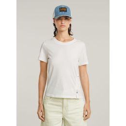 G-Star Raw G-STAR Damen T-Shirt "Adjustable Slim T-Shirt", wei&szlig;, Gr. XXS, Obermaterial: 100% Baumwolle, Shirts