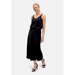 Vera Mont Damen Satinbluse "Damen mit V-Ausschnitt", schwarz, festlich, Gr. 38, Satin, Obermaterial: 100% Polyester. Futter: 100% Polyester, Blusen