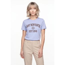 Gant Damen T-Shirt "REGULAR GRAPHIC"misty lavender, Gr. L, Jersey, Obermaterial: 100% Baumwolle, Shirts