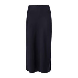 RICHROYAL Damen Midirock, schwarz, Gr. S, Web, Obermaterial: 96% Polyester, 4% Elasthan, R&ouml;cke, in Satinoptik