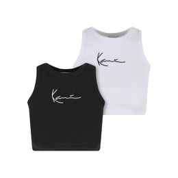 Karl Kani Damen T-Shirt "Karl Kani Damen", schwarz-wei&szlig;, Gr. L, bedruckt, 97% Baumwolle, 3% Elasthan, Shirts