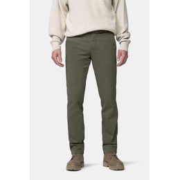 MEYER Herren Chinos "Bonn 2-3615", gr&uuml;n, Gr. 56, unifarben, 60% Baumwolle, 38% Polyester, 2% Elasthan, Hosen, Thermohose, mit Hemdenstopper