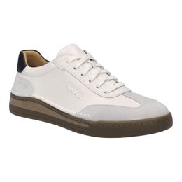 Josef Seibel Herren Schn&uuml;rschuh "Cleve 07, weiss-multi", Gr. 45, wei&szlig;, Obermaterial: 100% Rindsleder Leather cow., Schuhe
