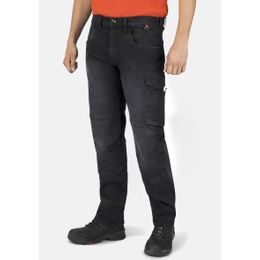 Herren Workerjeans "CALGARY Denim Basic Workwear Arbeits-Cargojeans", blau, Gr. 48, HERO by John Medoox, Denim/Jeans, 99% Baumwolle, 1% Elasthan,