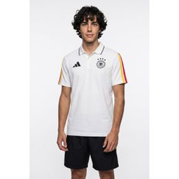 Herren T-Shirt "DFB DNA POLO", wei&szlig;, Gr. S, adidas Performance, Obermaterial: 100% Baumwolle, Shirts