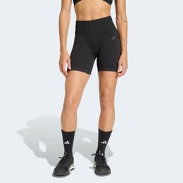 Damen Shorts "WE SCRUNCH SHO"schwarz, normal, gr., Gr. XL, adidas Performance, Obermaterial: 70% Polyester, 21% Polyamid, 9% Elasthan, Hosen, f&uuml;r