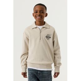 Garcia Jungen Sweatshirt, beige, Gr. 164, Sweatware, Obermaterial: 80% Baumwolle, 20% Polyester, Sweatshirts, mit Print for BOYS