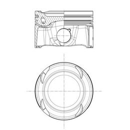 Mahle Kolben 001pi00214000 f&uuml;r Mercedes
