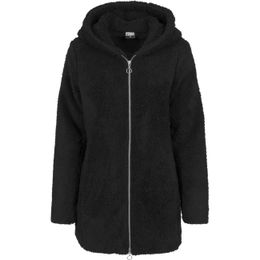 Urban Classics Damen Allwetterjacke "Urban Classics Damen Ladies Sherpa Jacket", schwarz, Gr. XS, unifarben, 100% Polyester, Jacken