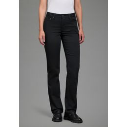Arizona Damen Gerade Jeans, schwarz, Gr. 80, unifarben, Denim/Jeans, Obermaterial: 72% Baumwolle, 26% Polyester, 2% Elasthan, Jeans, gerade