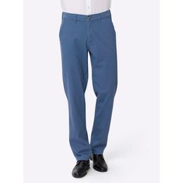 CLASSIC Herren Anzughose, blau, Gr. 23, unifarben, 98% Baumwolle, 2% Elasthan, Hosen