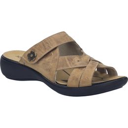 Josef Seibel Damen Sandale "Ibiza 99, camel", Gr. 37, braun, Obermaterial: 100% Rindsleder Leather cow., Schuhe
