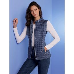 Damen Leichtdaunenjacke, Blau, Gr. 38, CREATION L PREMIUM, Daunenjacken, Material: Polyester