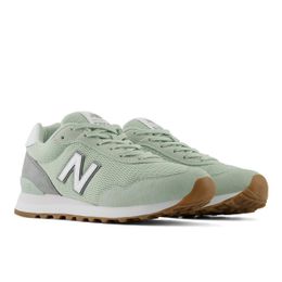 NEW BALANCE Damen Sneaker "515", Gr. 36,5silber moss, nb 103 wei&szlig;, Leder, Textil, Schuhe, f&uuml;r Erwachsene, mit Gummilaufsohle