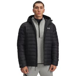 Under Armour Herren Steppjacke "UA SPORTSWEAR INS JKT", schwarz, Gr. M, Obermaterial: 100% Nylon, Jacken, mit wasserabweisender UA Storm Technologie,