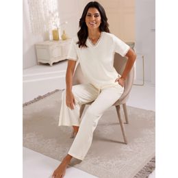 w&auml;schepur w&auml;schepur Damen Schlafanzug, champagner, Gr&ouml;&szlig;e 36/38