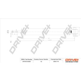 DR!VE+ Sto&szlig;d&auml;mpfer dp1610100551 Hinterachse f&uuml;r Audi SEAT