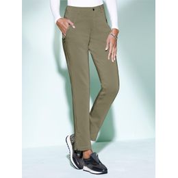 WITT Damen Hose mit Miedereinsatz, khaki, Gr&ouml;&szlig;e 50