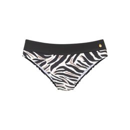 Lascana Damen Bikinihose, Natur, Gr. 34, Bikinihosen, Material: Polyamid