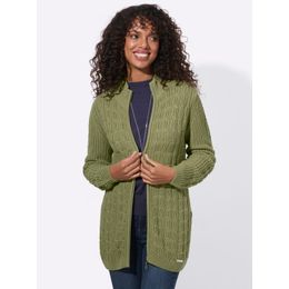 Longstrickjacke