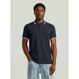G-Star Raw G-STAR Herren Poloshirt "Dunda Slim Stripe Poloshirt"salute, Gr. XL, Obermaterial: 95% Baumwolle, 5% Elasthan, Shirts